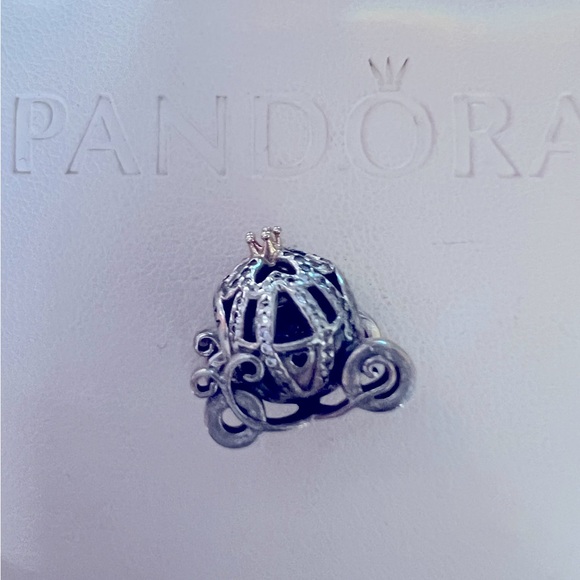 Pandora | Jewelry | Authentic Pandora Disney Cinderella Pumpkin Coach Charm | Poshmark